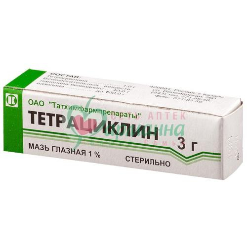 ТЕТРАЦИКЛИН ГЛ.МАЗЬ 1% 3Г